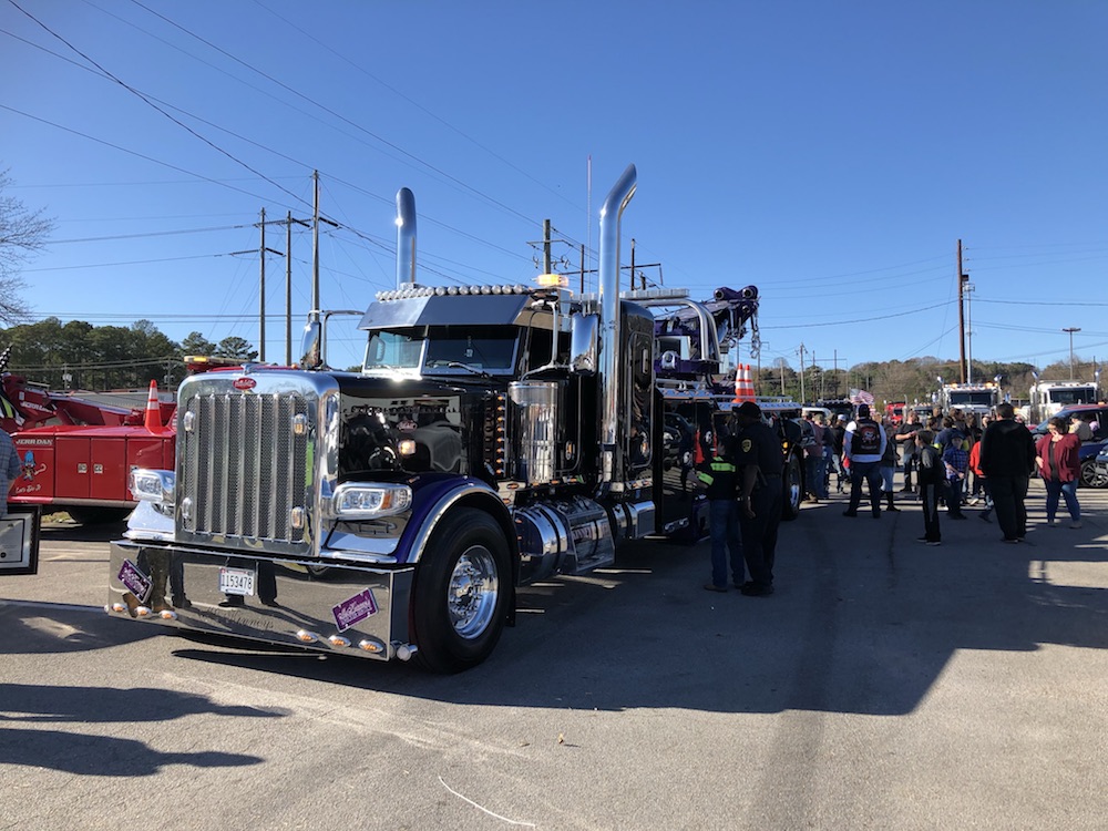 Attending the Slow Down, Move Over rally in Alabama